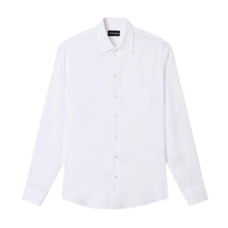 Emporio Armani Homme, Chemises, Blanc, Taille: M T-shirts & Polos pour Homme V&ecirc;tements Blanc Noos