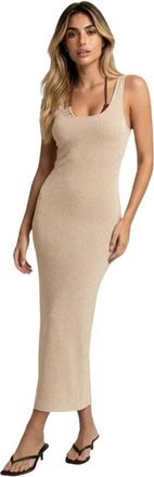F**k Femme, Robes, Beige, Taille: 36/38 FR Fk26-Sw1150Gd Dress