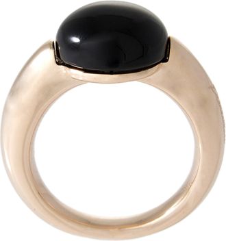 Bronzallure Damen Ring, Bronze, Onyx, 50 (15.9), WSBZ00143.B-10