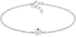 Elli Bracelet Elli - Ball Geo Bracelet Enfant - (925/1000) Argent Cristal Perles