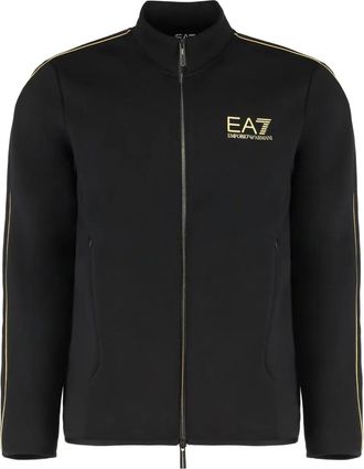 Emporio Armani sweat à fermeture zippée - Noir