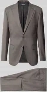 Daniel Hechter Slim Fit Anzug aus Schurwoll-Mix