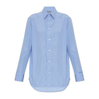 Balenciaga Gestreiftes Hemd - - Blouses & Shirts - Damen - Blau - XS