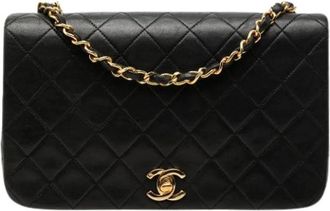 Chanel Pre-owned Quilted Lambskin Crossbody Bag - - Pre-owned - Damen - Schwarzk - ONE SIZE