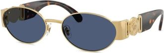 Versace Homme, Accessoires, Jaune, Taille: 56 MM 100280 Lunettes de soleil