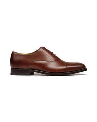CHARLES TYRWHITT Oxford-Schuhe aus Leder - Kastanienbraun
