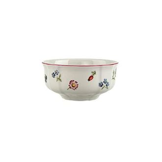 Villeroy & Boch Petite Fleur Coupelle à dessert, 12 cm, Porcelaine Premium, Blanc/Multicolore