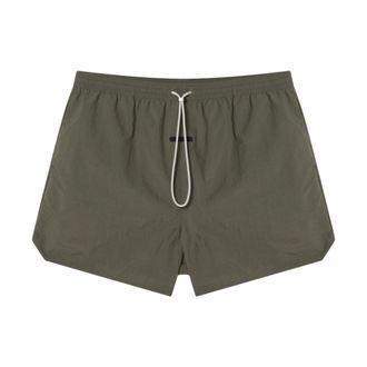 Fear of God Nylon Badeshorts - - Swimwear - Herren - Gr&uuml;n - 2XL