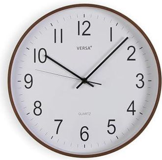 VERSA Wanduhr aus Kunststoff, Quarz, MDF, 5 x 35 x 35 cm
