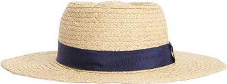 Barbour Femme, Accessoires, Beige, Taille: S Lily Straw Boater Hat