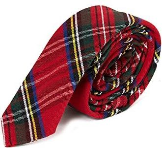 Harrington Cravate écossaise rouge