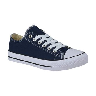 Elara Unisex Sneaker Textil Turnschuh Low top Chunkyrayan 089-A E-4-E6-Navy-37