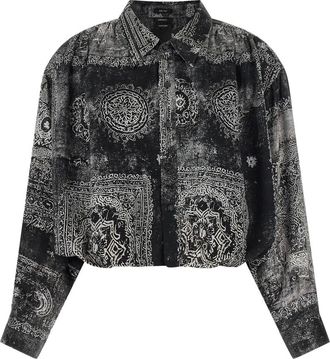 R13 Femme, Blouses et Chemises, Noir, Taille: 38 FR Chemises