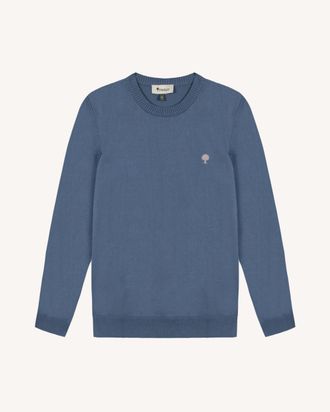 Faguo Pull bleu coton - MARLY