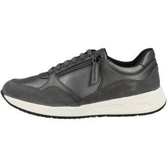 Geox Damen D BULMYA B Sneaker, DK Stone, 37 EU