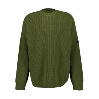 Balenciaga Luxuri&ouml;ser Khaki Gr&uuml;ner Wollpullover - - Knitwear - Herren - Gr&uuml;n - S