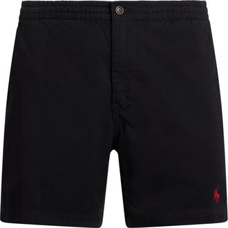 Ralph Lauren Glatte Bermudas mit Stretch und kleiner Pony-Stickerei, Stretch Classic Fit in