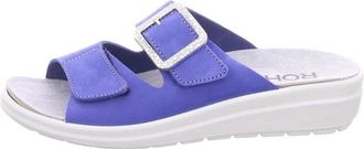 Rohde Verstellbare Keilabsatz-Sandale mit zwei Riemen - - Shoes - Damen - Blau - 38 EU
