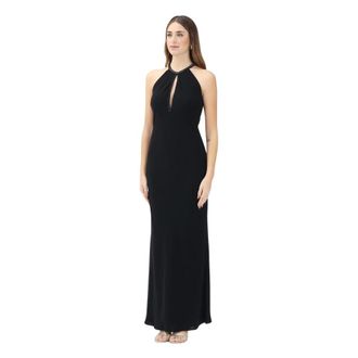Max Mara Femme, Robes, Noir, Taille: 38 FR Robe Longue Noire &Eacute;l&eacute;gante
