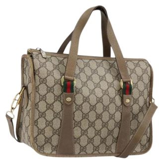 Gucci Sac fourre-tout GG Canvas Vintage Pre-owned - Femme - Pre-owned - Beige - Taille: ONE Size