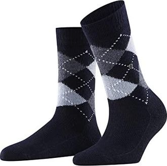 Burlington Whitby W So chaudes fantaisie 1 paire, Chaussettes Femme, Bleu Marine 6120, 36-41