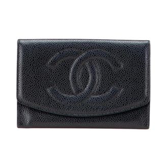 Chanel Pre-owned Elegante gefaltete Geldb&ouml;rse - - Pre-owned - Damen - Schwarzk - ONE SIZE