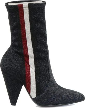 Giampaolo Viozzi Femme, Chaussures, Noir, Taille: 41 EU Stretch GlitterStripe