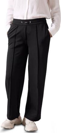Cecil B378177 Pantalon Coupe Ample, Noir, XL / 28L Femmes