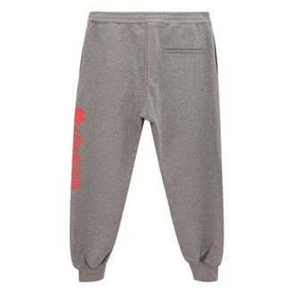 Alexander McQueen Womens Gray Cotton Athletic Pants