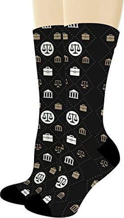 Generic Chaussette Facult&eacute; De Droit Avocat &Eacute;chelles De Juge Juge Dipl&ocirc;m&eacute; En Droit Soquettes Sport Antid&eacute;rapante Chaussettes De Contention Respirant Socquettes