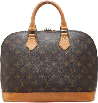 Louis Vuitton Sac &agrave; main en toile Pre-owned - Femme - Pre-owned - Brun - Taille: ONE Size