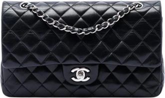 Chanel Sac port&eacute; &eacute;paule Pre-owned Double Flap - Femme - Pre-owned - Noir - Taille: ONE Size