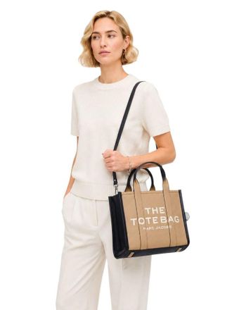 Marc Jacobs Womens Tote Bag Beige Leather - Tote-Bags