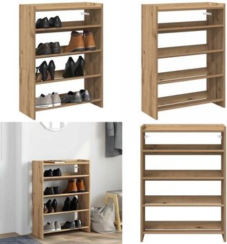 vidaXL Vidaxl - tagère à chaussures chêne artisanal bois dingénierie