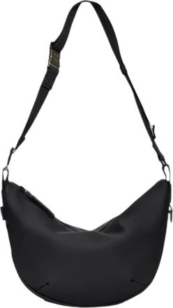 Rains Femme, Sacs, Noir, Taille: ONE Size Sac &agrave; Bandouli&egrave;re Souple avec Sangle R&eacute;glable