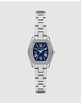 Michael Kors montre Chelsea &agrave; trois aiguilles en acier inoxydable argent&eacute;
