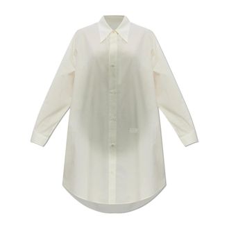 Maison Margiela Femme, Robes, Blanc, Taille: 38 FR Robe Style Chemise