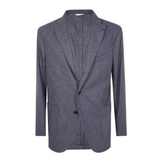 Boglioli Unstrukturierter Blazer aus Wollmischung - - Jackets - Herren - Grau - 2XL