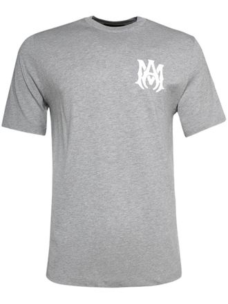 Amiri T-Shirt mit Logo-Print - Grau