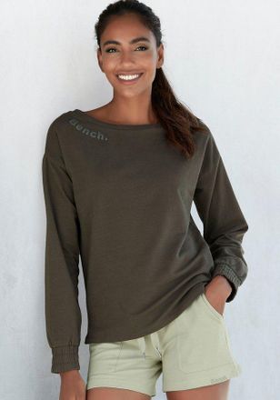 Bench Sweatshirt mit gerafften Ärmelbündchen, Loungeanzug