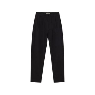 Thinking Mu Rina Straight Hosen - - Trousers - Damen - Schwarzk - XS