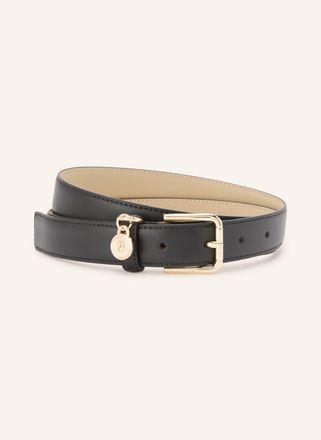HUGO BOSS Lederg&uuml;rtel Navya schwarz