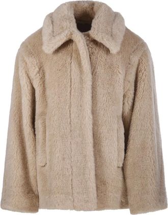 Max Mara Femme, Vestes, Brun, Taille: 38 FR Tritone Jacket