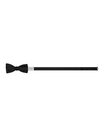 Saint Laurent Silk Bow Tie - Black