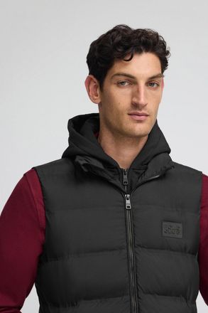 Polo Club Steppweste schwarz mit Polo Club-Logo