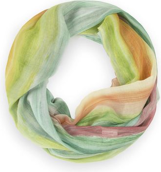 Glamexx24 Loop Schlauchschal f&uuml;r Damen, Farbverlauf Sommer Loop Rundschal Leichter Verlauf Regenbogen Sommerlicher Schal