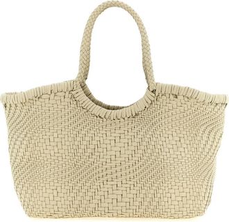 Dragon Diffusion Geflochtene Leder-Tragetasche - - Bags - Damen - Wei&szlig; - ONE SIZE