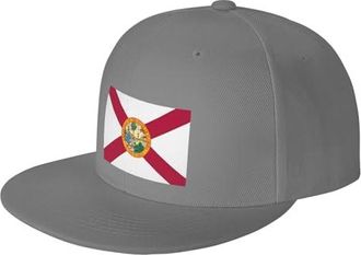 Generic Drapeau De La Floride Homme Femme Strapback Cap Protection Solaire Chapeaux Pare-Soleil R&eacute;glable Casquette De Baseball pour Adulte P&ecirc;che Sport