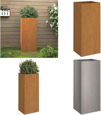 vidaXL Vidaxl - Jardini&egrave;re 32x29x75 cm acier corten - Jardinier - Pot De Fleurs - Bac &agrave; Fleurs - Acier Corten - Jardini&egrave;re Ext&eacute;rieure - Home & Living