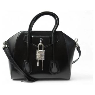 Givenchy Crossbody Bags - NEUE GIVENCHY ANTIGONA LOCK MINI SCHWARZE LEDER-TA - Gr. unisize - in Schwarz - f&uuml;r Damen